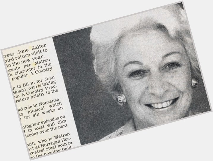 June Salter | Official Site for Woman Crush Wednesday #WCW