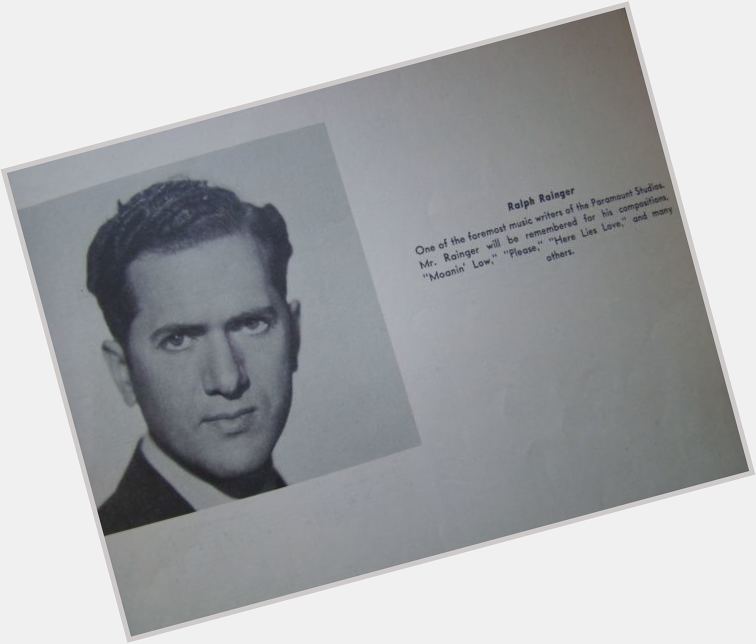 Ralph Rainger | Official Site for Man Crush Monday #MCM | Woman Crush ...