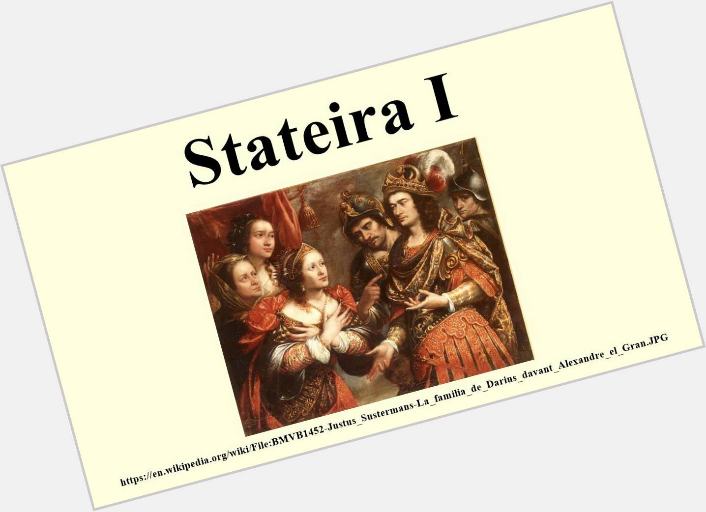 Stateira I | Official Site for Woman Crush Wednesday #WCW